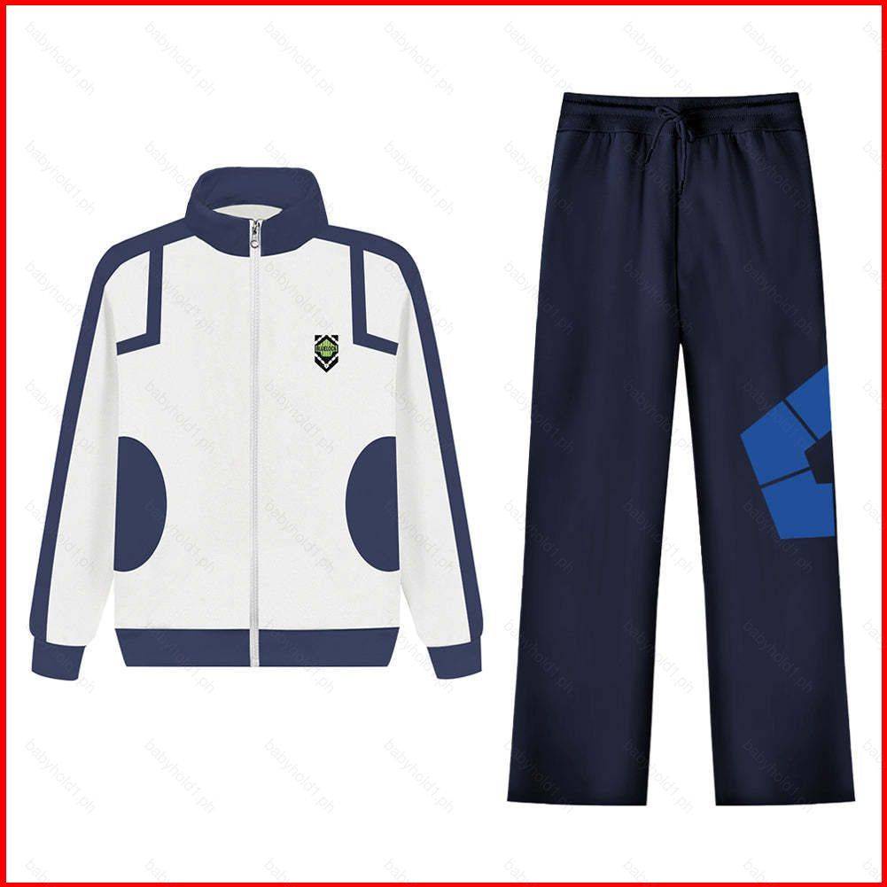 ACG Blue Lock Cosplay Sportwear Pants Coat With Zipper Costume Set ...