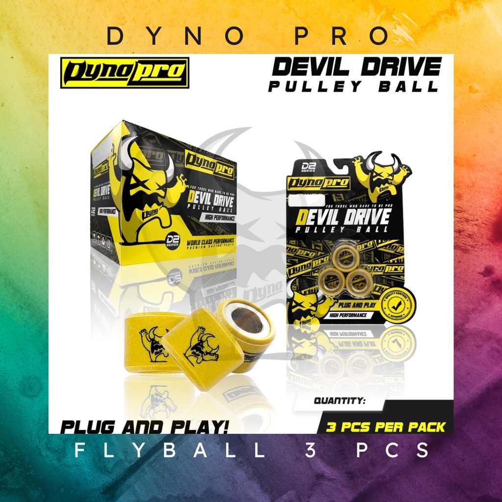 DYNO PRO drive pulley ball flyball ( mio 110, nmax,aerox,m3,beat fi ...