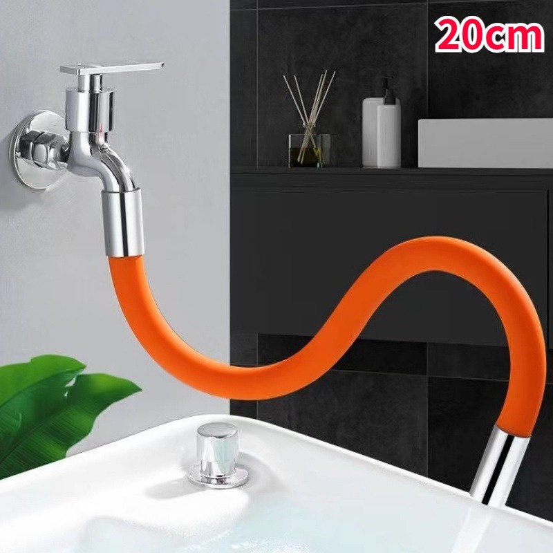 360° Rotation Kitchen Faucet Extension Hose Bathroom Bending Faucet ...