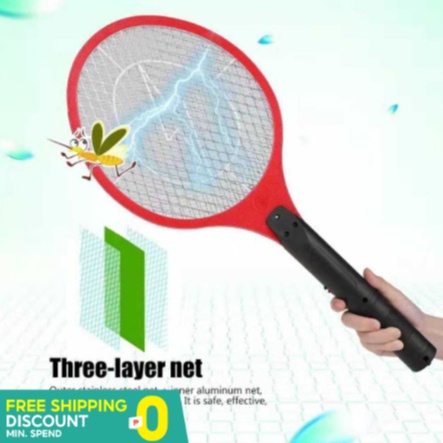Rechargeable Mosquito Hitting Swatter Killer Swatter Racket | Shopee ...