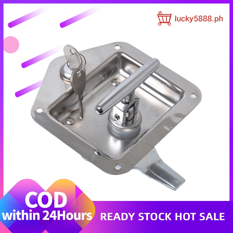 Truck Car trailer Truck Toolbox lock Stainless steel 304 folding T ...