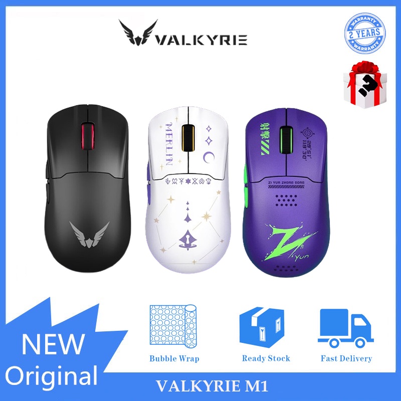 VALKYRIE M1 Three mode mouse 3395 sensor wireless charging base 58g ...