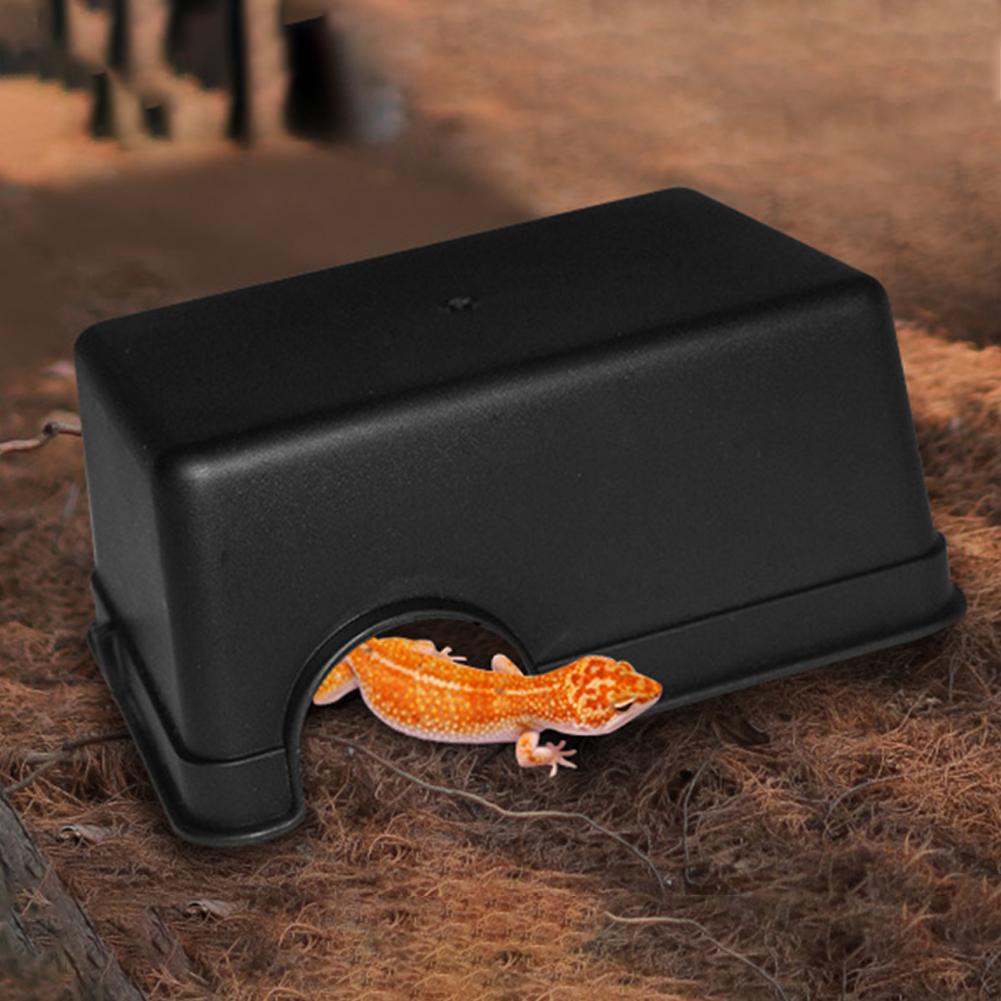 Reptile Hide Box Habitats Caves Hiding Snake Cage Box For Snake Lizards ...