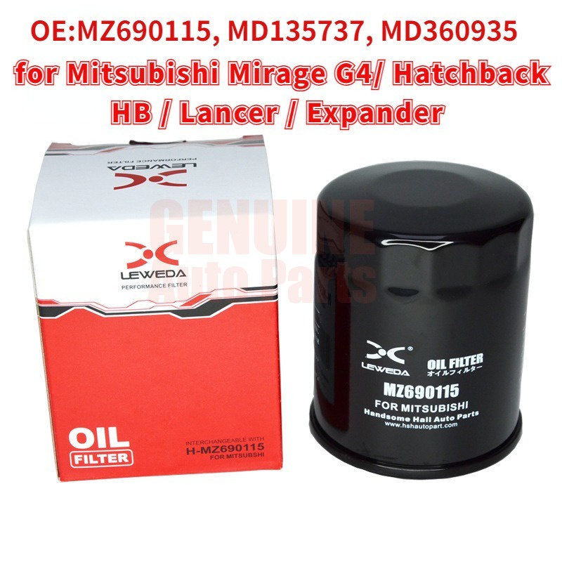 Oil Filter for Mitsubishi Mirage G4/ Hatchback HB / Lancer / Expander ...