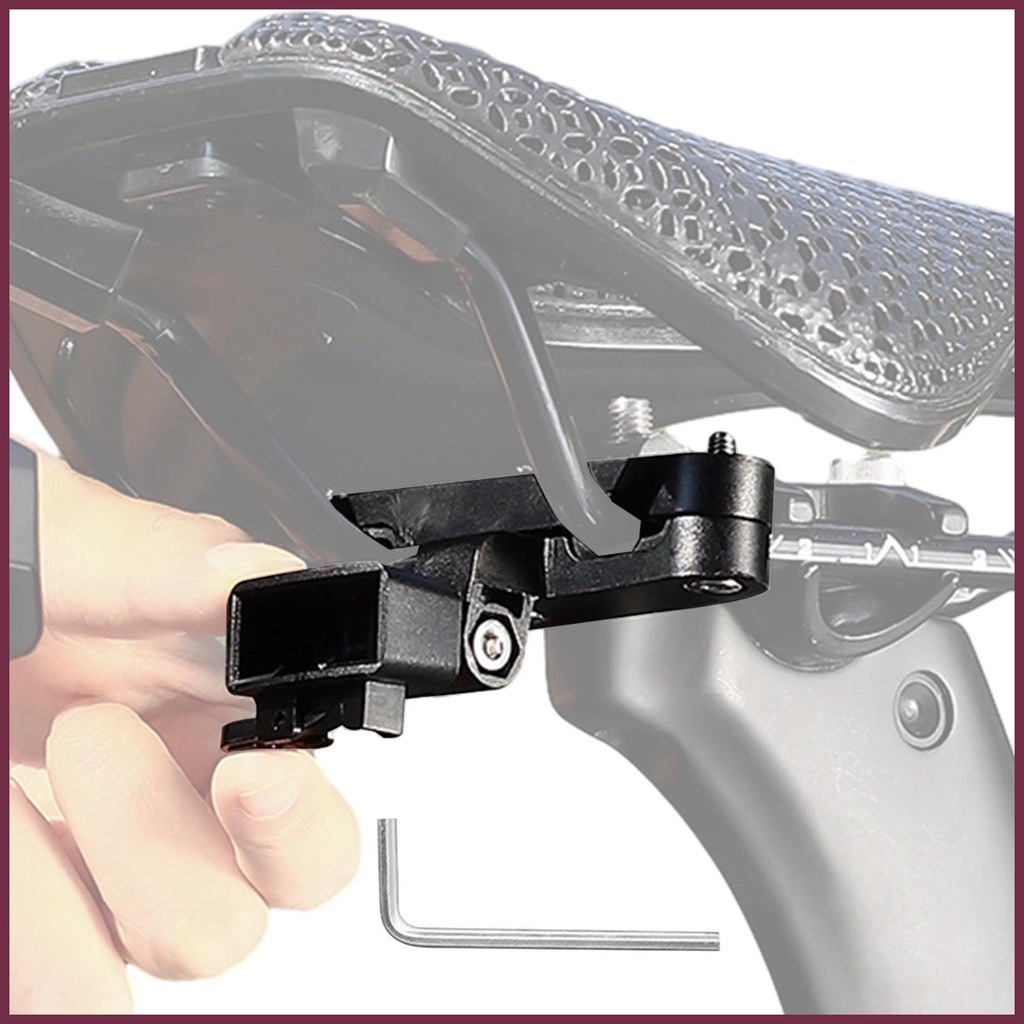 Bike Taillight Bracket Bike Taillight Saddle Mount With Wrench Bicycle ...