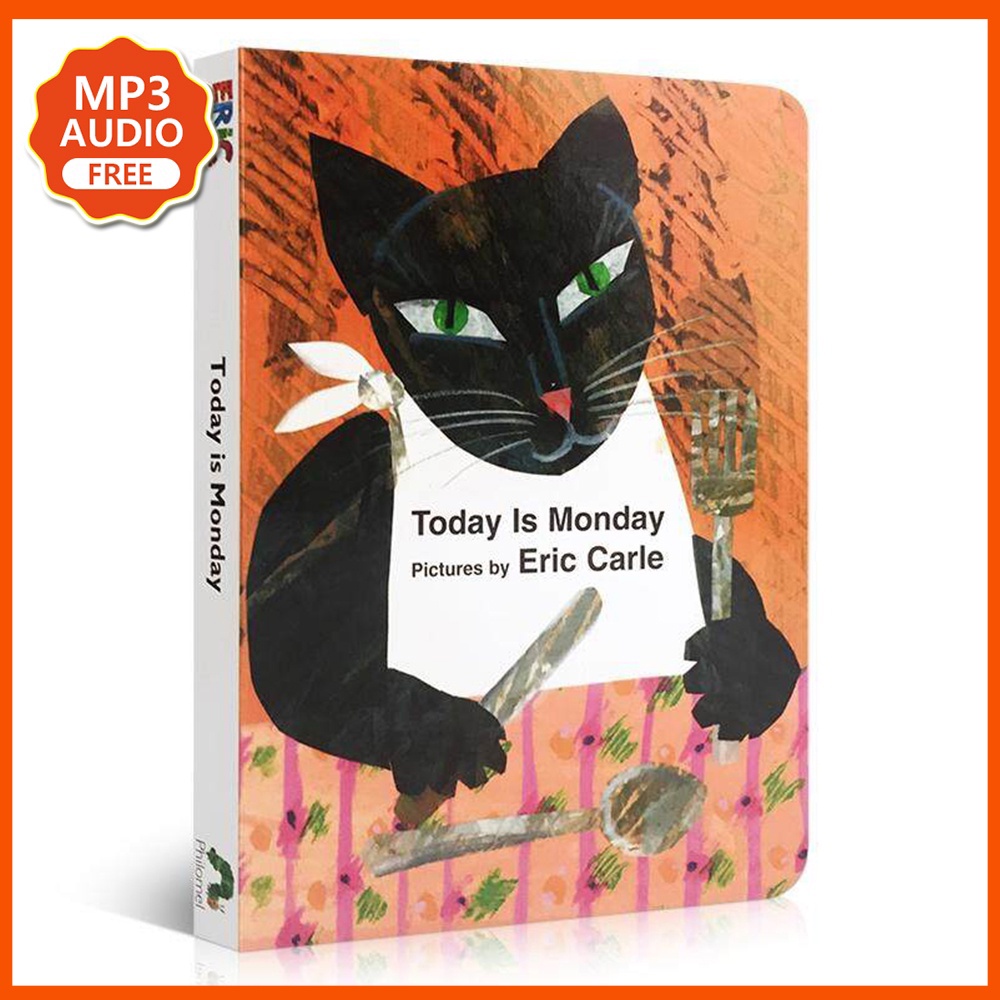 Today Is Monday By Eric Carle (Board Book) Children Picture Book ...
