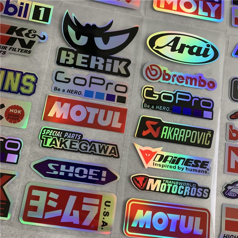 Motorcycle sticker rim stickers motor sticker rossi alphabet sticker ...