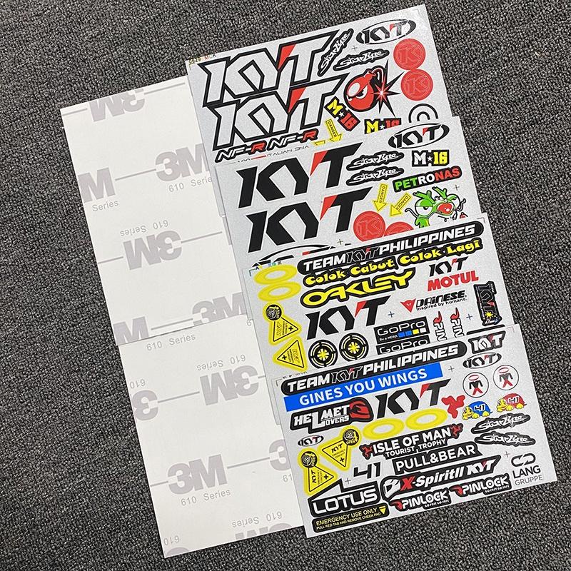 3M KYT helmet sticker visor decals | Shopee Philippines