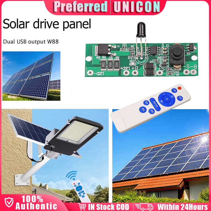 3.2V-4.2V Solar Light Panel Board Controller w/ Remote Control ...