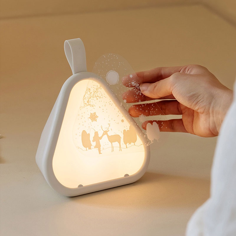 SYC Led Creative Night Light USB Rechargeable Stepless Dimming Eye ...