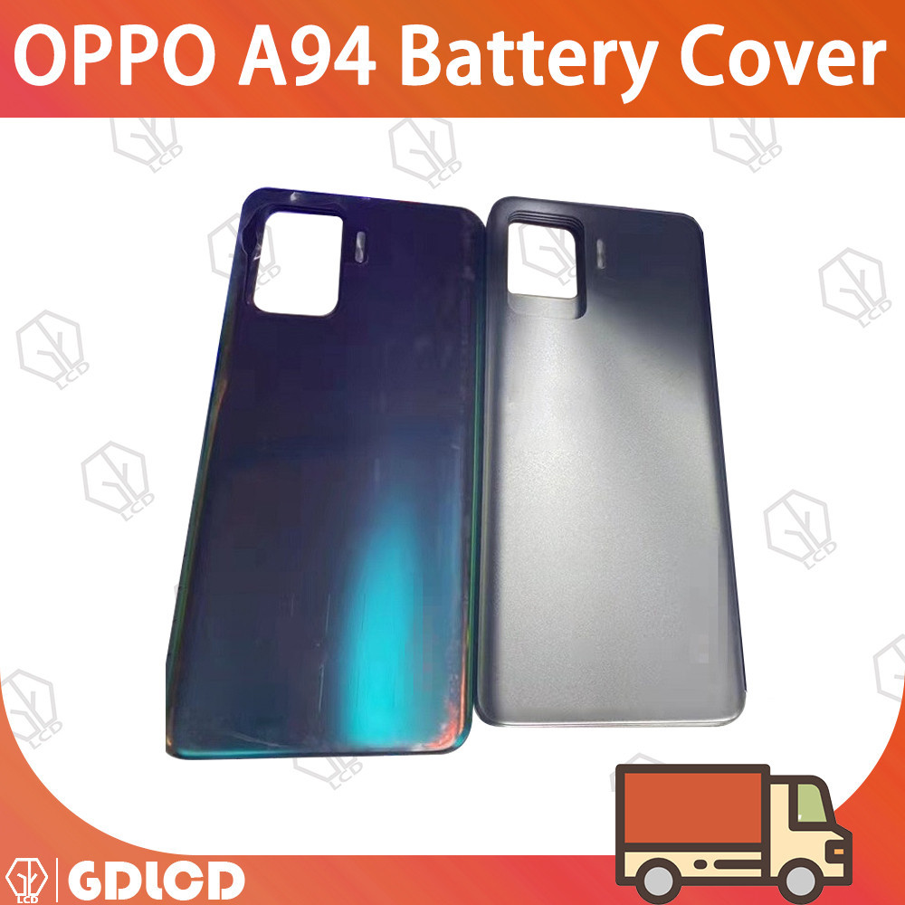 For OPPO A94 CPH2203 Back Battery Cover Repair Replace Back Door Phone ...