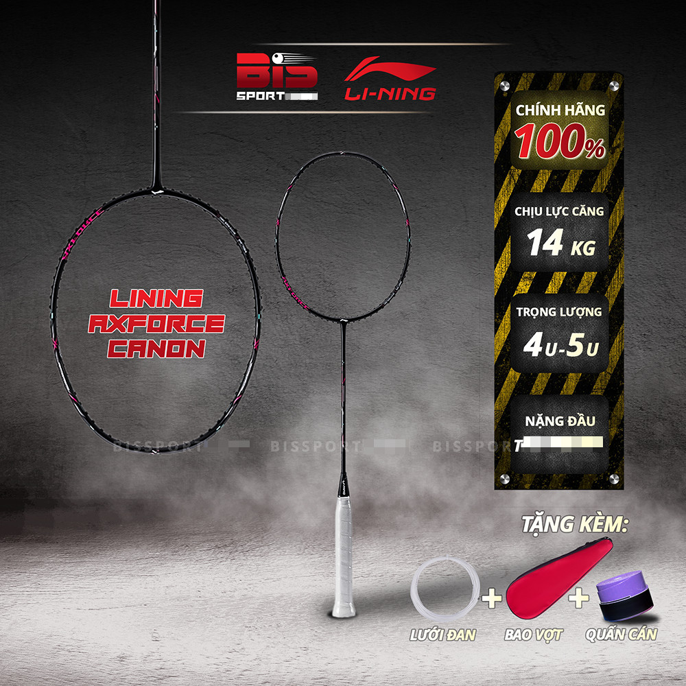 Lining Axforce Canon Black Genuine Domestic Badminton Racket ...