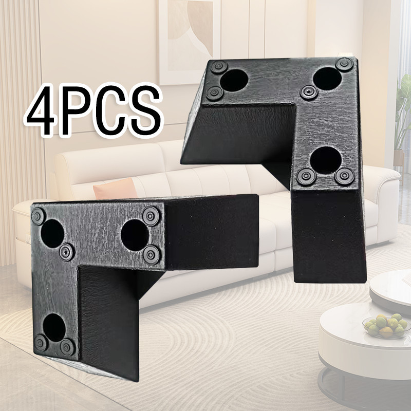 4pcs Plasticfootings 3 Holes Sofa Footings L Shape Bed Footings Sofa ...