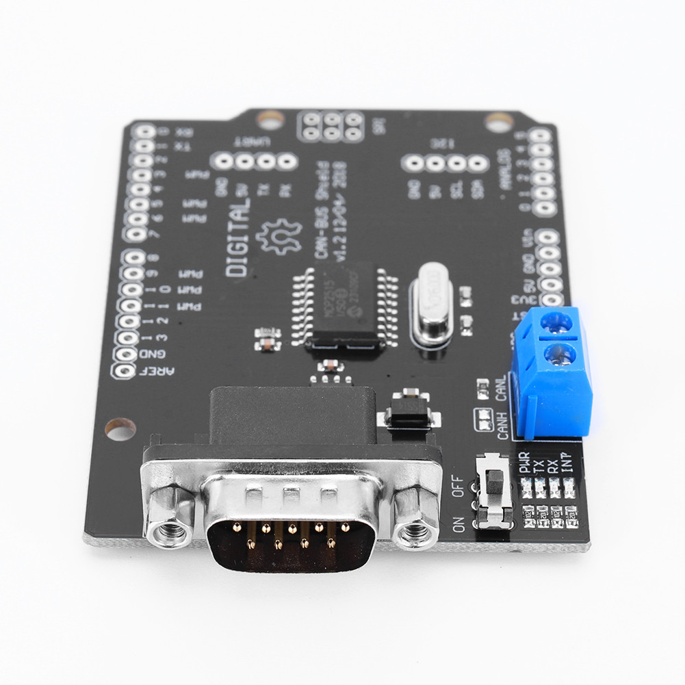 MCP2515 EF02037 CAN BUS Shield Controller Board DC 5-12V Expansion Module SPI 9 Pins Standard ...