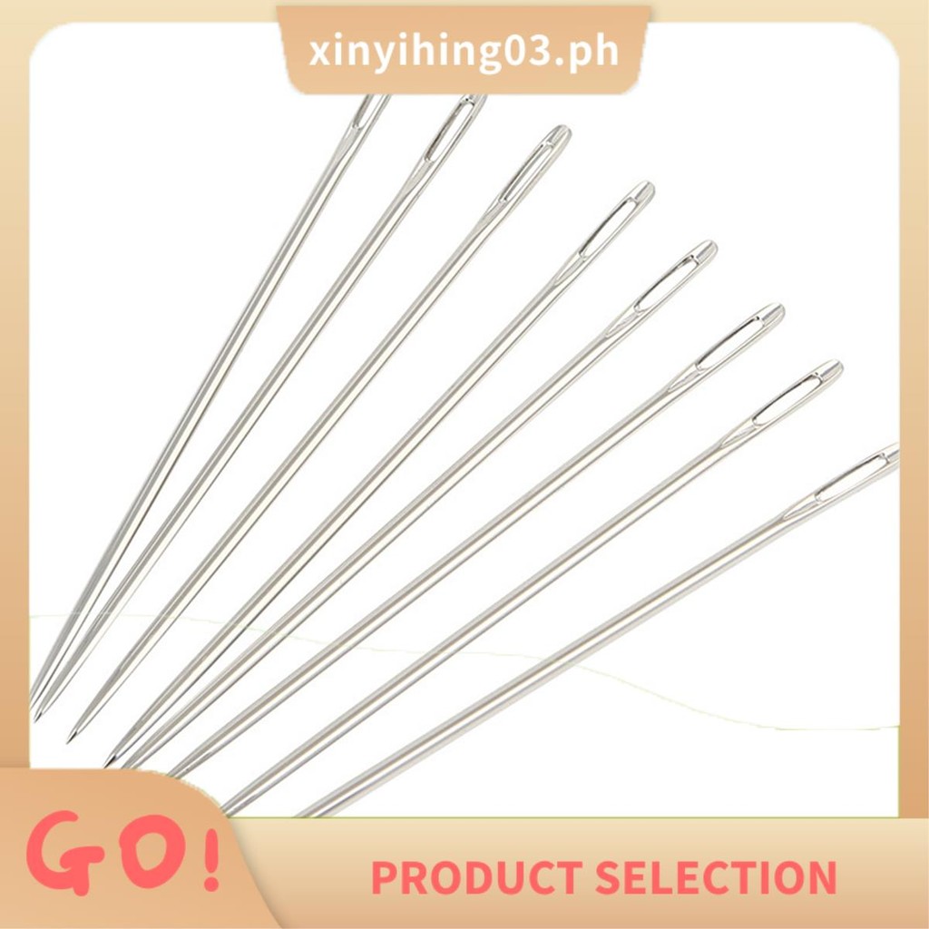 In Stock 75mm 200pcs Sack Needle Large Hand Sewing Bag Needle Binding ...