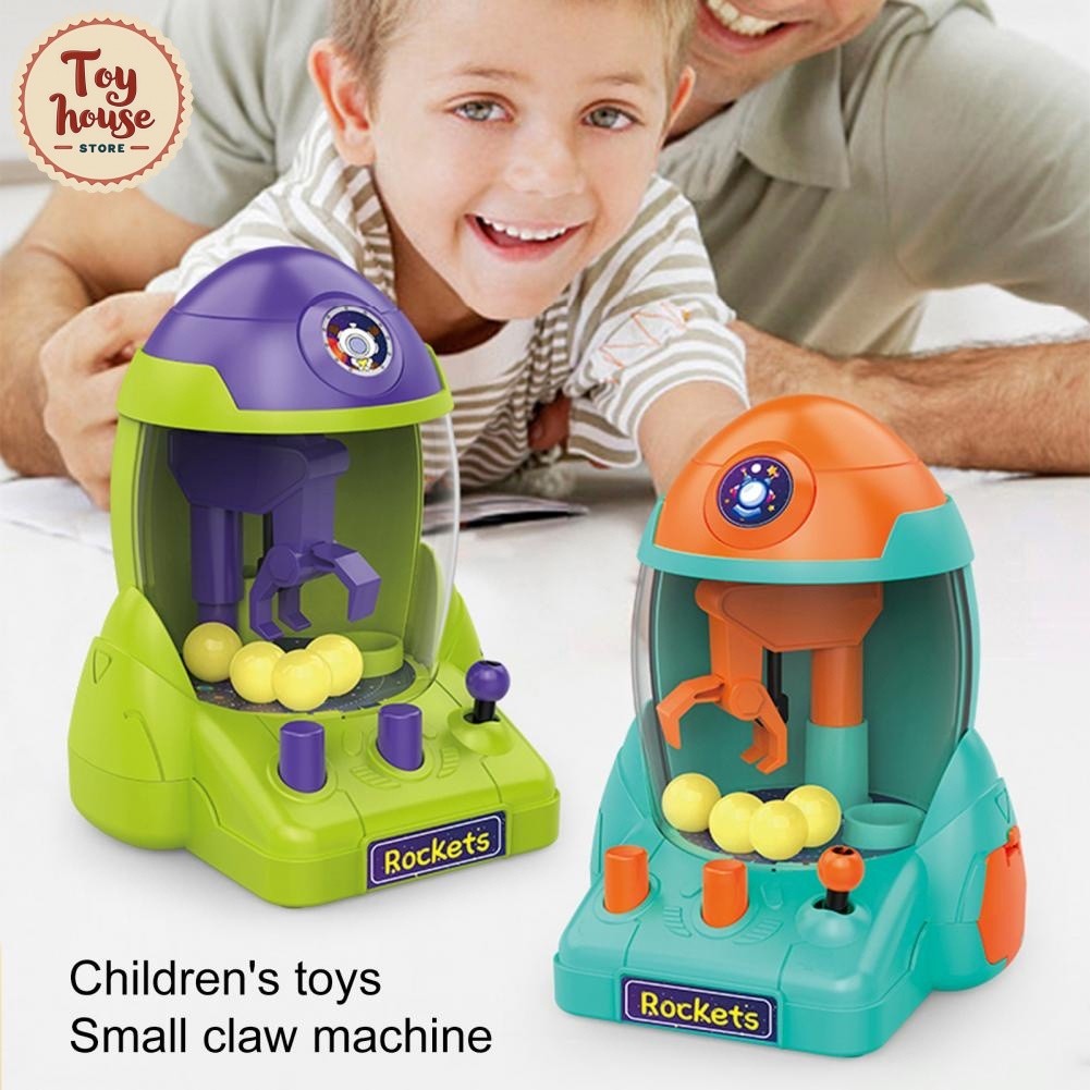 TH Kid Mini Claw Machine Ball Catcher Interactive Toy Toddler Desktop ...