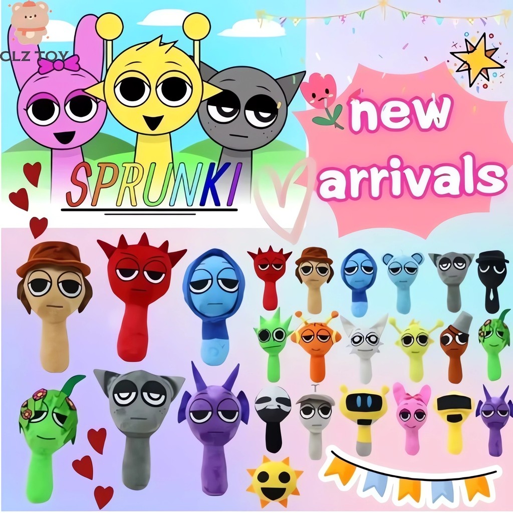 20CM Sprunki Doll Plush Toy Sprunki Incredibox Game Figure Toy Rhythm ...