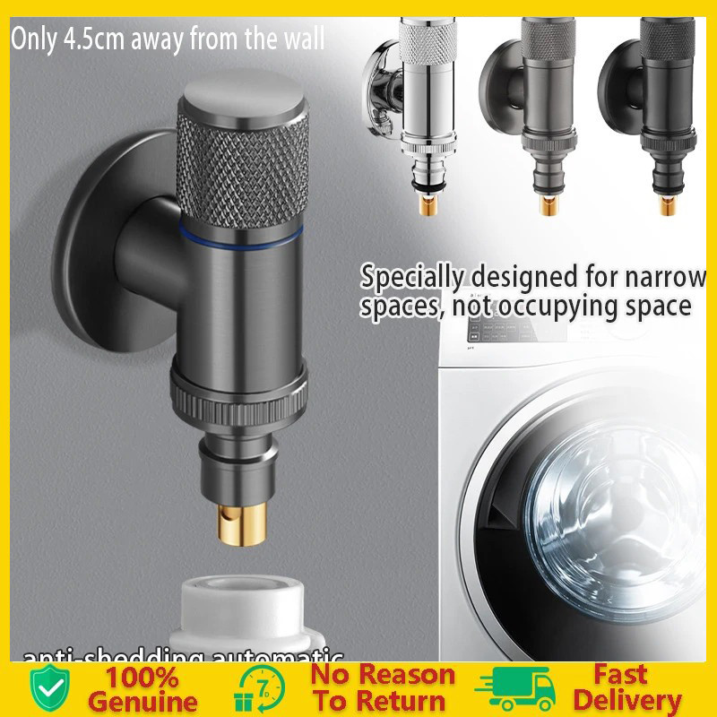 Washing Faucet Automatic Water Stop Valve Dedicated Snap-On Joint Ultra ...