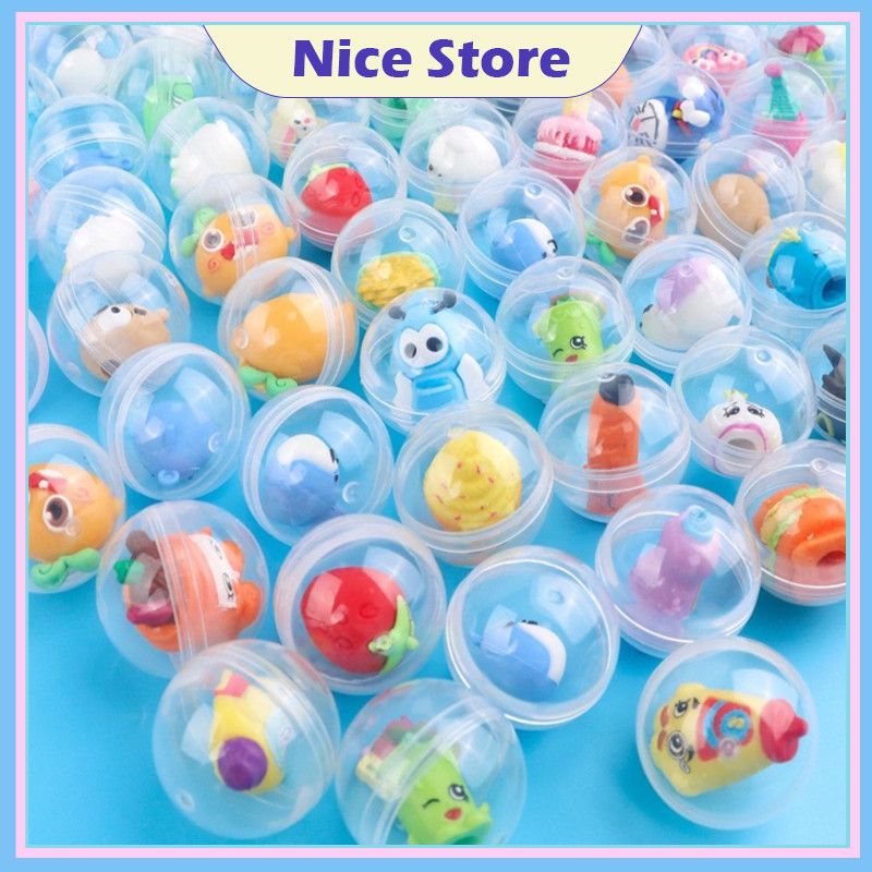NICE 50Pcs Plastic Surprise Ball Capsules Figure Toy For Vending ...