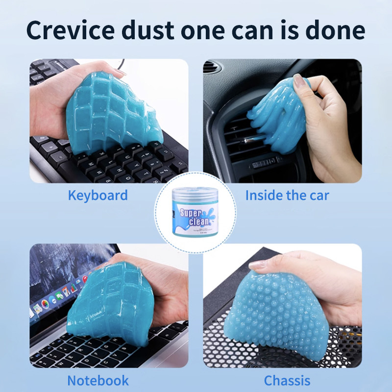Super Dust Clean Clay Dirt Keyboard Cleaner Slime Toys Cleaning Gel ...