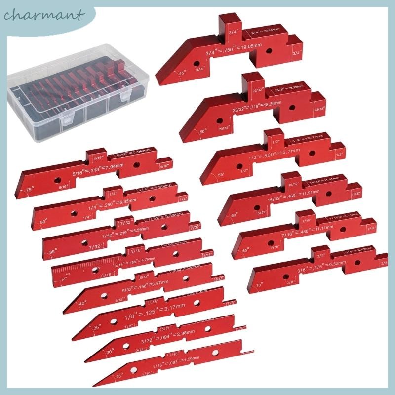 char 14Pcs Router Setup Blocks Woodworking Aluminum Router Table Set Up ...