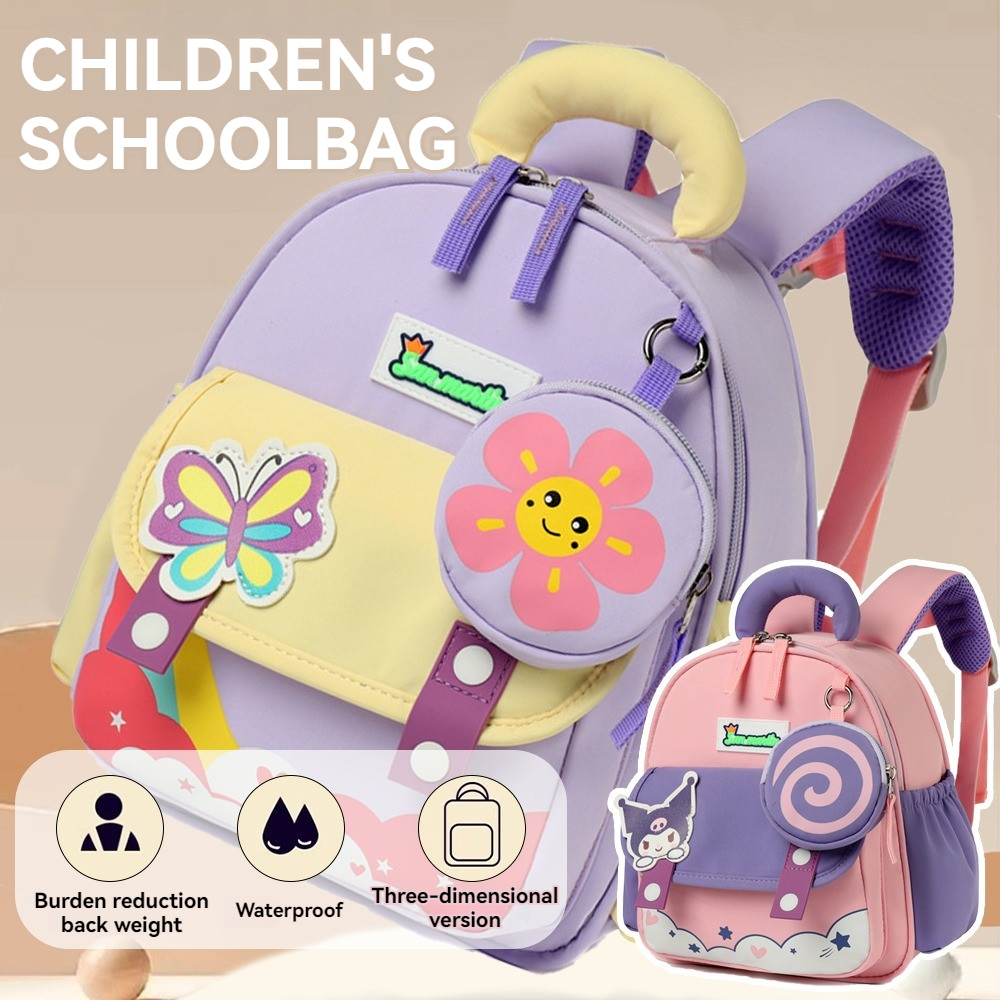 Kuromi Backpack for School Colorful Kindergarten School Bag 3-6 Ages ...