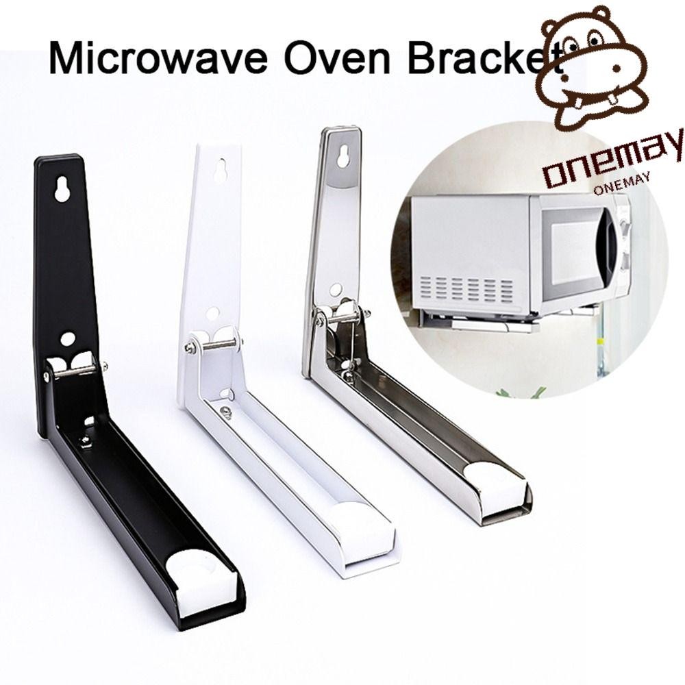 ONE-MAYSHOW Microwave Oven Bracket, Stainless Steel Folded Oven Support ...