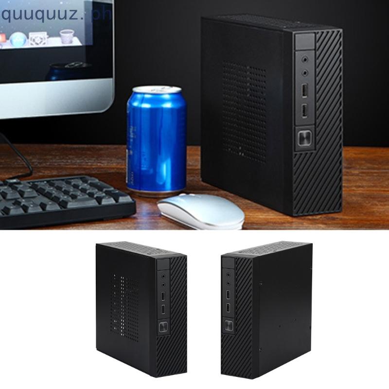 QUU ITX Computer Case Small and Lightweight HTPC Case for MINI-ITX ...