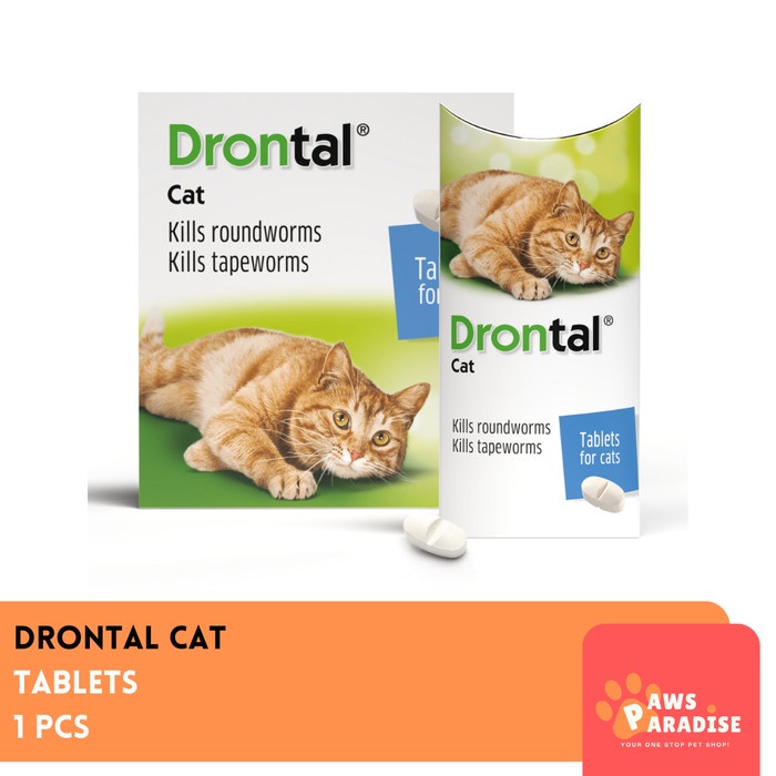 Drontal Cat Cat Deworming Medicine - 1 Tablet | Shopee Philippines