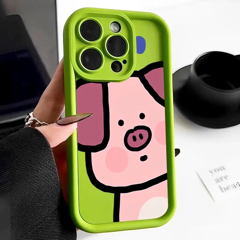 Pink Piggy Apple phone case for iPhone 11 12 13 14 15 pro max 11promax ...