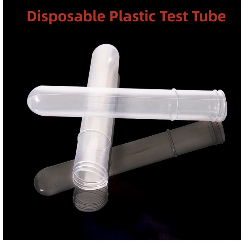 Disposable Plastic Test Tube Laboratory PE Plastic Tube -200/300/500Pcs ...
