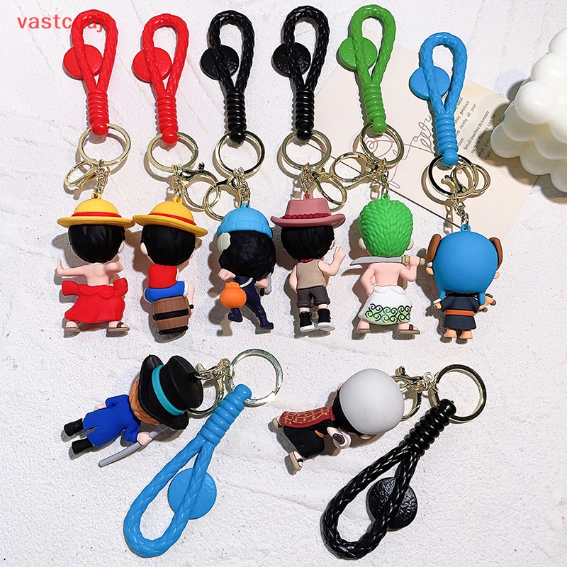 vastcouji One Piece Keychains Anime Monkey D. Luffy Tony Chopper ...