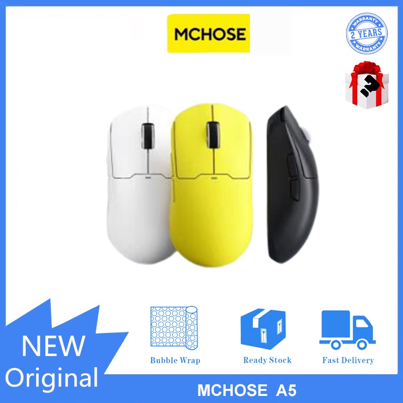MCHOSE A5 Wireless Bluetooth three mode game mouse | Shopee Philippines