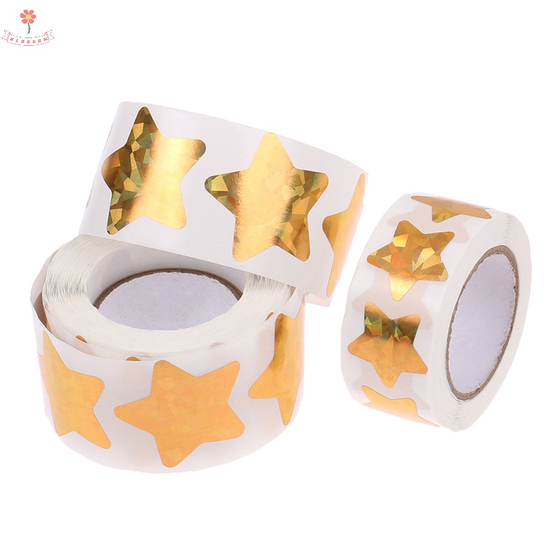 [BLOOM] 500PCS Gold Stars Stickers for Kids Reward Foil Star Sticker ...