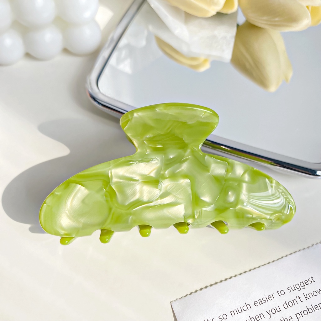 Women's Hair Clips Large Acetate Grip Clip Hair Grip Back of Head Plate ...
