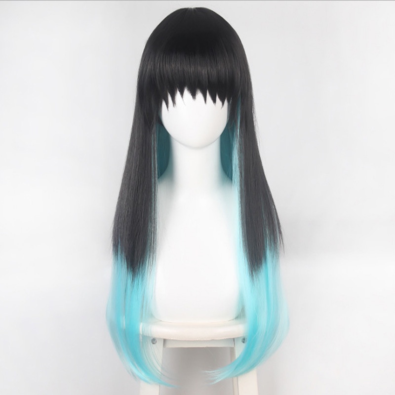 Muichiro Tokito Cosplay Costume Wig Demon Slayer Mist Hashira Uniform ...