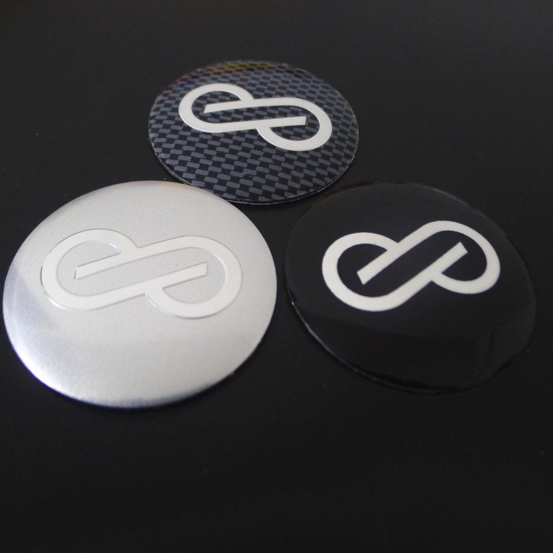 2024 NEW 4pcs 56mm For Enkei Wheel Center Hub Cap Emblem Badge Stickers ...
