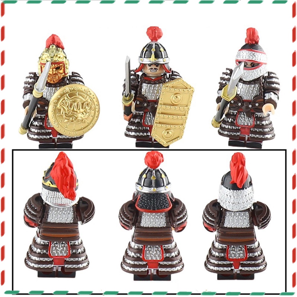 Children's gifts ancient soldiers building blocks minifigure black ...