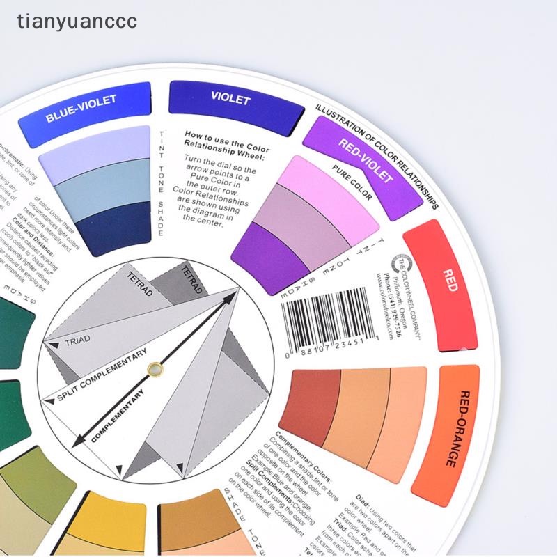 tianyuanccc Professional Paper Card Design Color Mixing Wheel Ink Chart ...