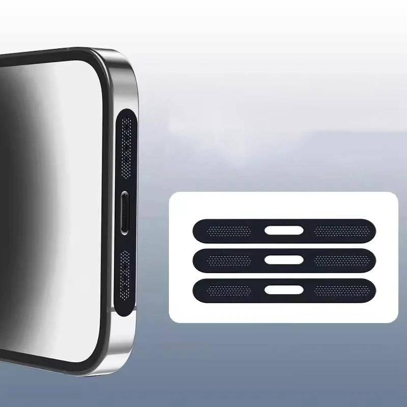 Earpiece Speaker Hole Metal Anti dust Mesh Sticker For iPhone 15 14 13 ...