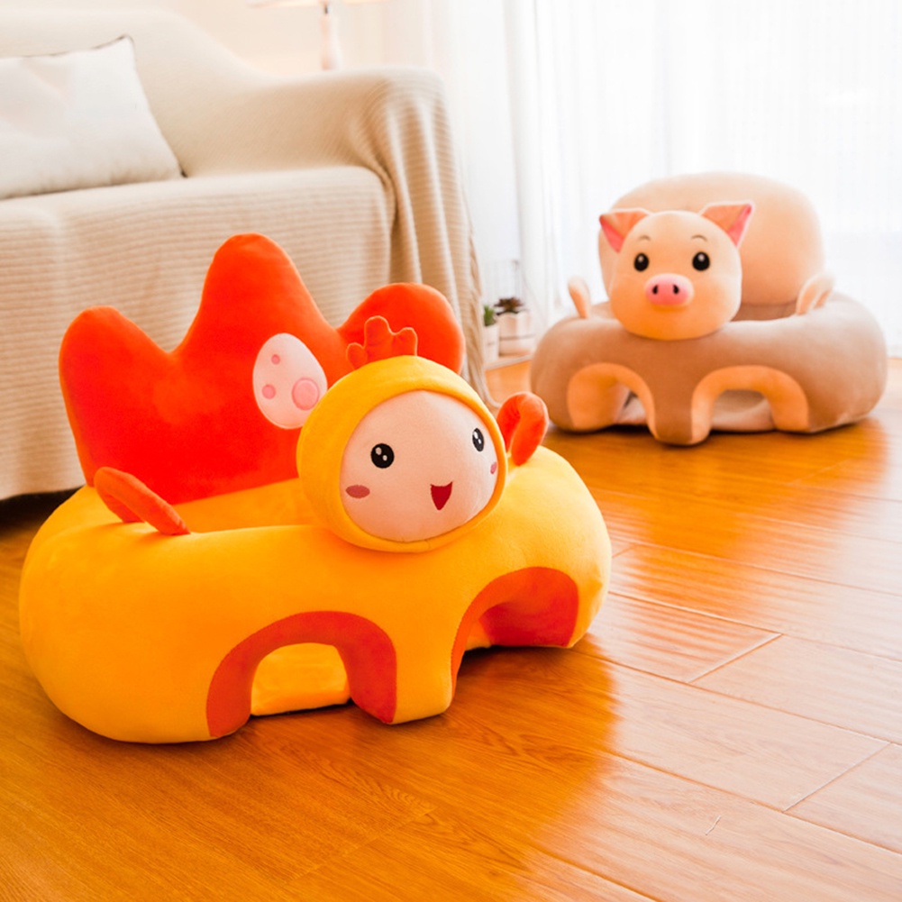 Baby Sofa Cover Learning to Sit Feeding Chair Cover Washable Baby Sofa ...