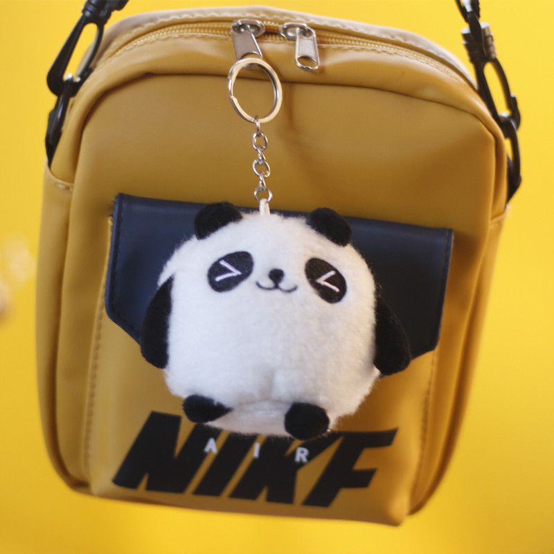 Cute Cartoon Giant Panda Plush Toy Backpack Doll Pendant Doll Keychain ...