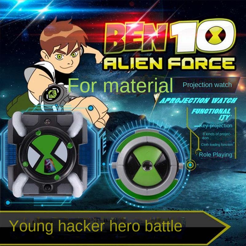 【Fast shipping】ominitrix juvenile hacker watch ben10 watch Tian xiaoban ...