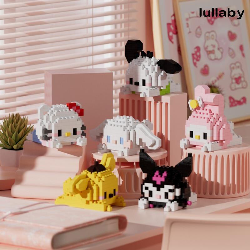 Sanrio Hello Kitty Building Block Assembled Toys Decorative Ornament ...