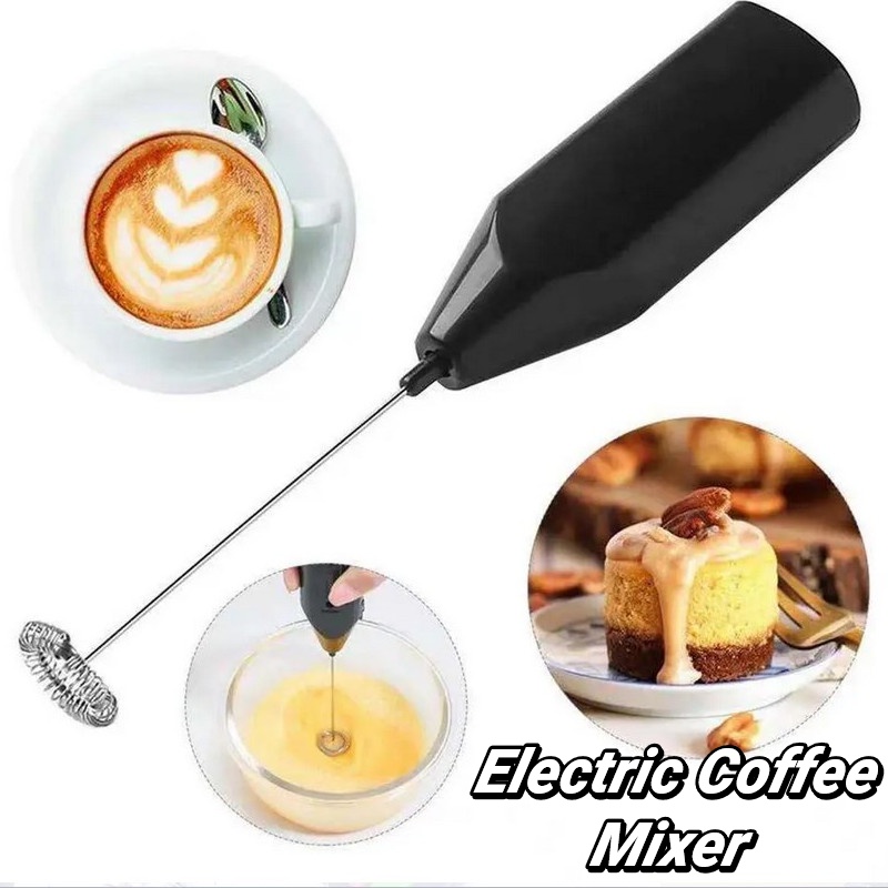 Electric Coffee Mixer Mini Automatic Milk Whisk Bubbler Portable ...