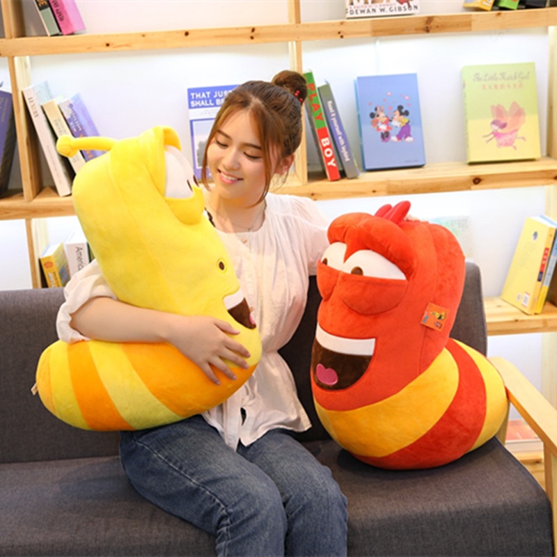 MERAH Larva Doll Cartoon Insect Larvae Yellow / Red | Shopee Philippines