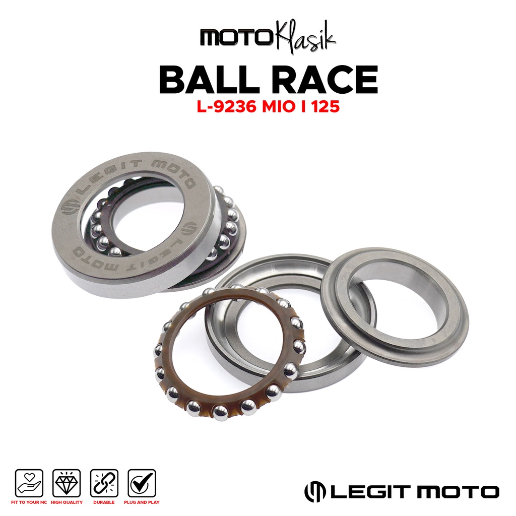 LEGITMOTO GENUINE BALL RACE BEARING FOR XRM TMX 155 TMX SUPREMO WAVE ...