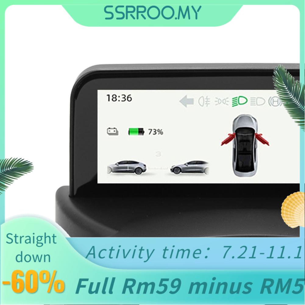 ∝ Ssrroo 4.6in Car HUD Screen LCD Speedometer Digital Dashboard Display ...
