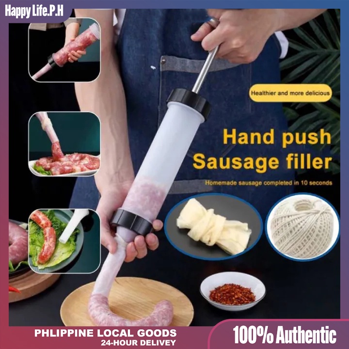 Manual Sausage Longganisa Stuffer Machine Hand Operated Syringe Sausage ...