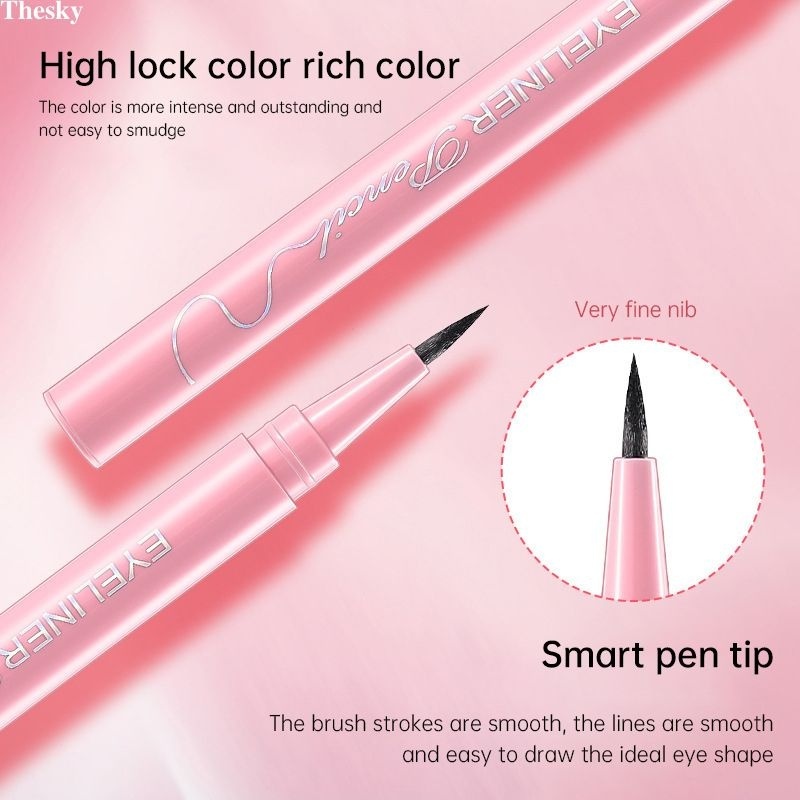 【TY】 Waterproof Non-smudging Ultra Fine Eyeliner Slim Long Lasting ...